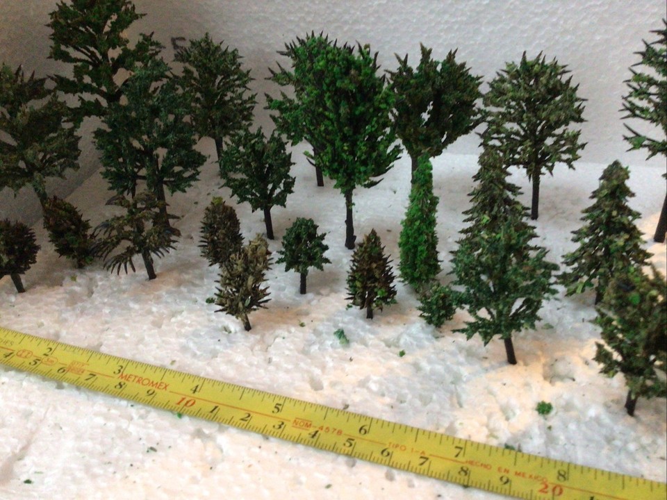 N Scale Set Of 25 Model Trees ,Forest,Scenery, Model Railway GQH8 | eBay