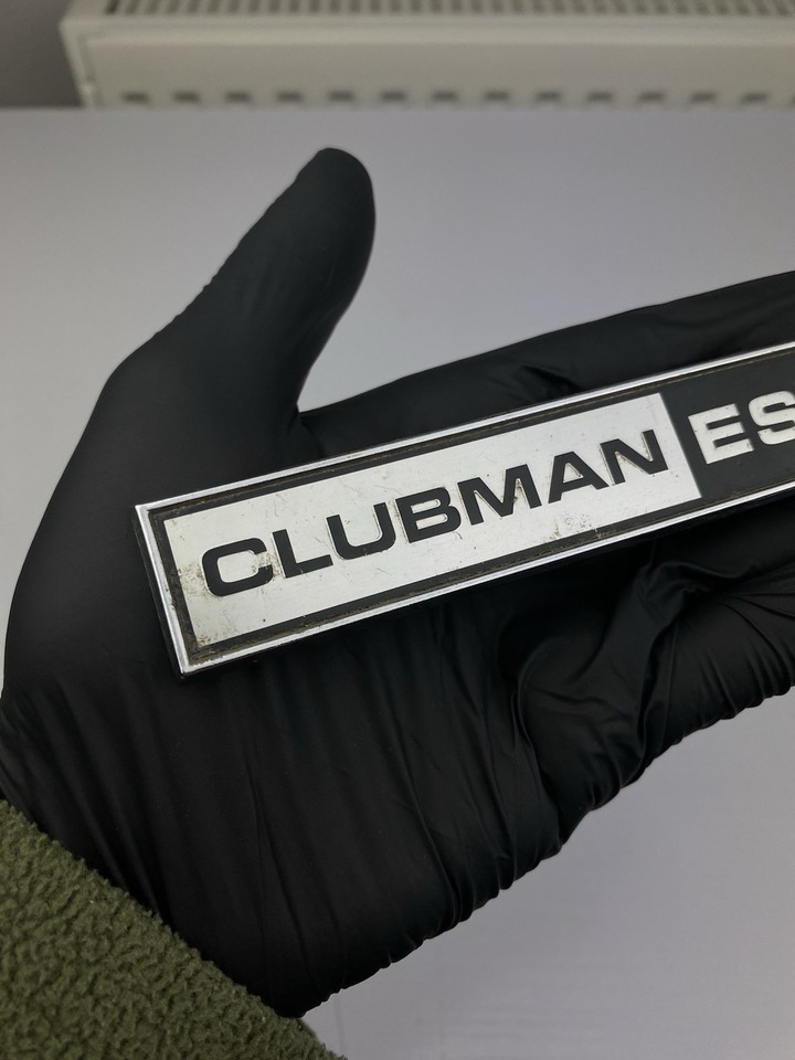 Classic Mini Clubman Estate Rear Door Badge / Emblem CZH944 | eBay UK