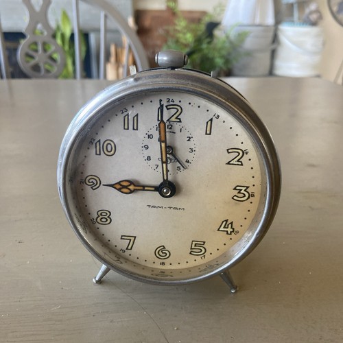KIENZLE TAM~TAM Mantel REPEAT Alarm Clock Antique BAUHAUS 1920s Germany ...