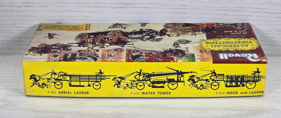Revell American Firefighters Vintage Hose Reel Model Kit F-202 Fire ...