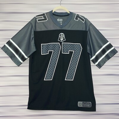 Star Wars Darth Vader # 77 Football Athletic Men's Jersey Shirt - Size ...
