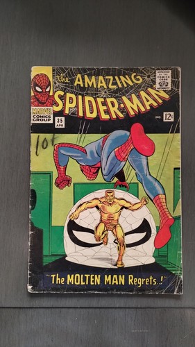 Amazing Spider-Man #35(Marvel 1966) 2nd Molten Man Key! Appearance ...