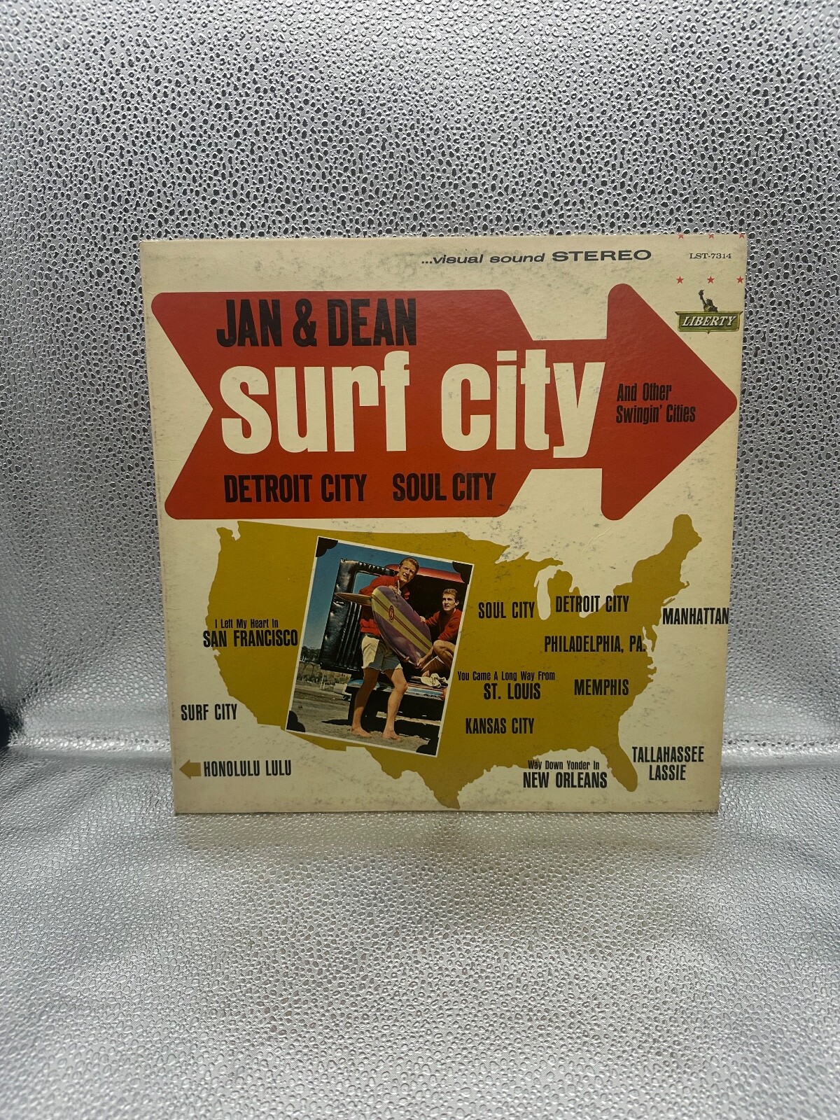 JAN & DEAN SURF CITY AND OTHER SWINGIN CITIES LP 12" VINYL RECORD VG ...
