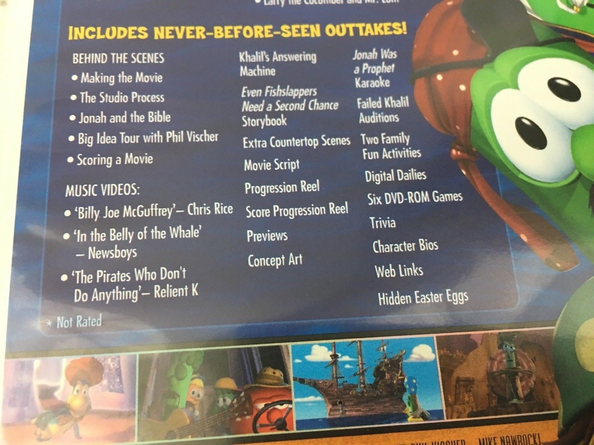 Menu Do Dvd Do Filme Jonah A Veggietales Jonah: A VeggieTales Movie