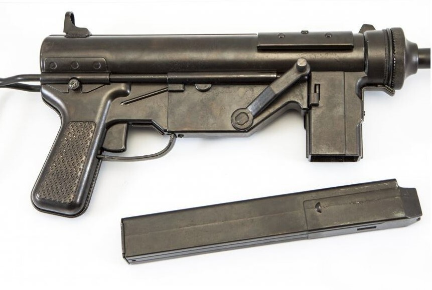 Denix US M3 Non-Firing Replica "Grease Gun" Submachine Gun, Actual Size ...