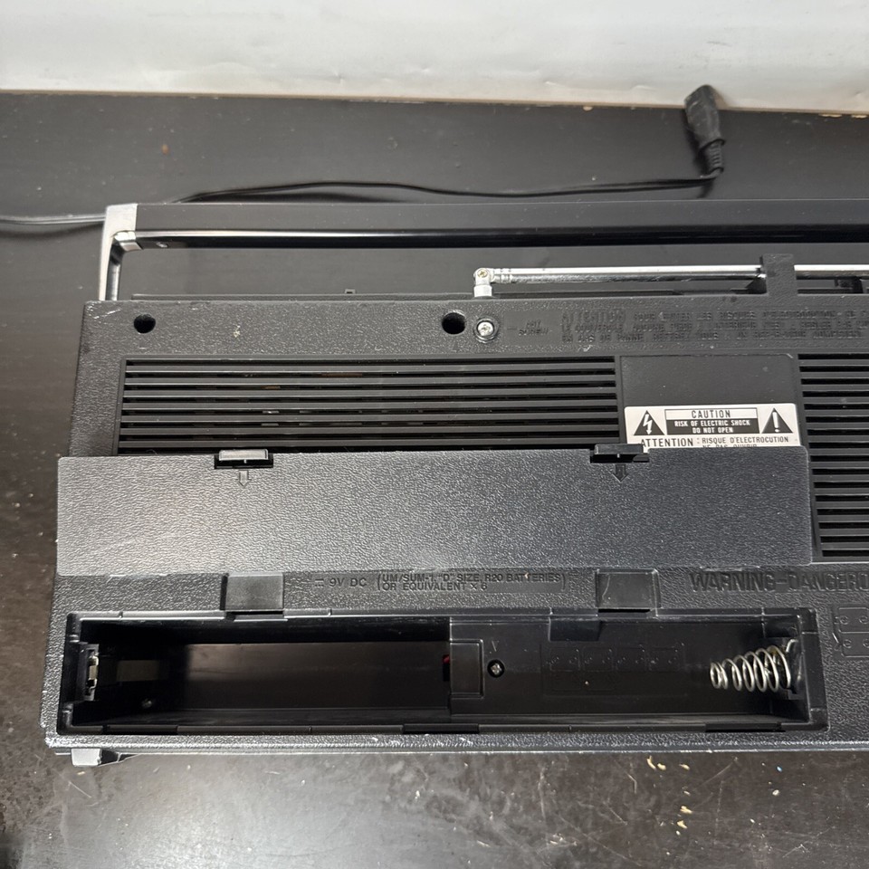 JVC RC-650 Stereo Radio Cassette Recorder Tape Player Boombox Vintage ...