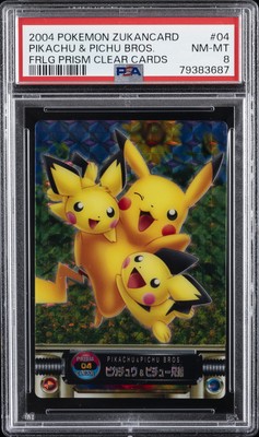 2004 CARDDASS POKEMON ADVANCED GENERATION #04 PIKACHU & PICHU BROS. PSA ...