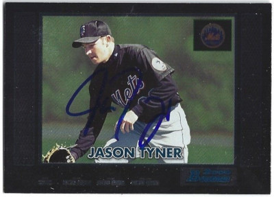 2000 Bowman Baseball Retro/Future #223 Jason Tyner IP autograph signed ...