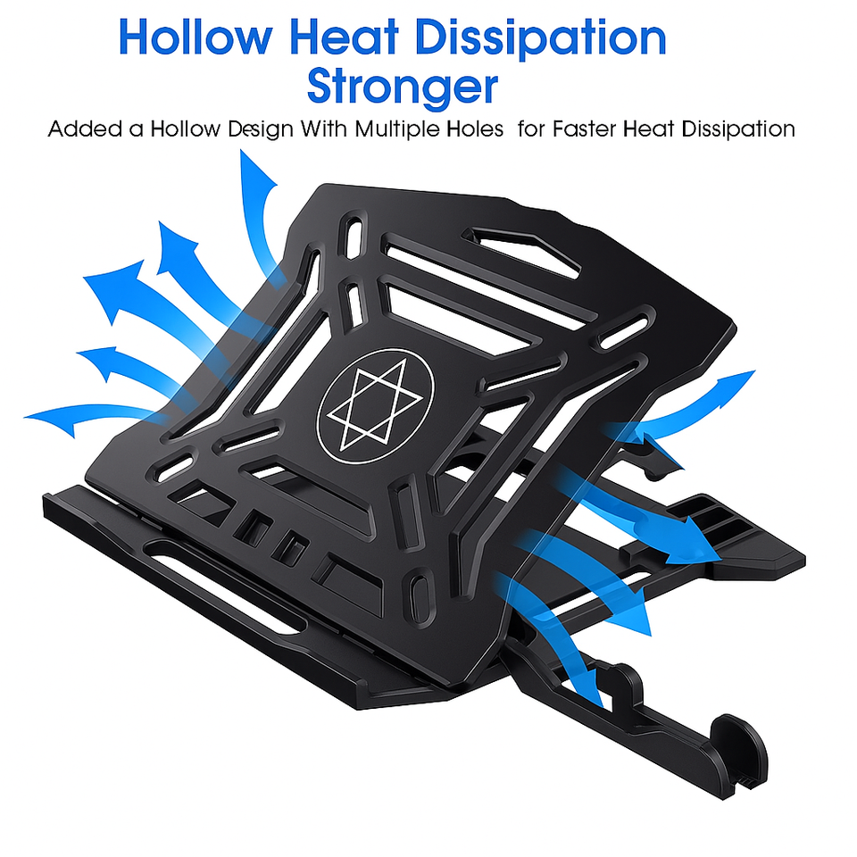 Adjustable Multi-Angle Rotating Laptop Stand Holder Portable compatible ...