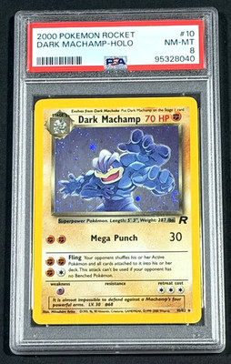 2000 POKEMON ROCKET DARK MACHAMP 10/82 HOLO PSA 8 | eBay