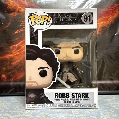 Funko Pop Game of Thrones Robb Stark Vinyl Collectible Figure 91 Used ...