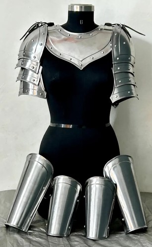 Medieval Women's Armor with Neck Shoulder warrior costume LARP SCA ...