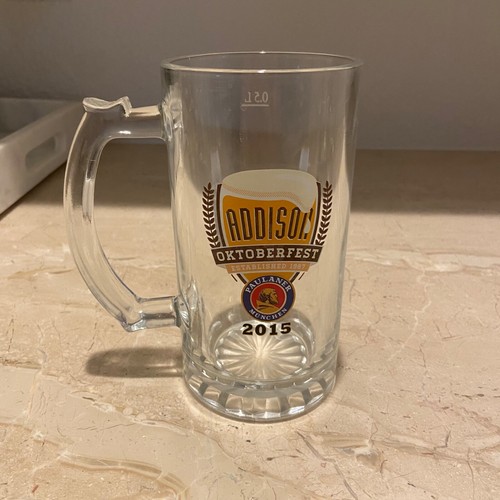 2015 Addison, Texas Oktoberfest Glass Beer Mug Stein Collectable | eBay