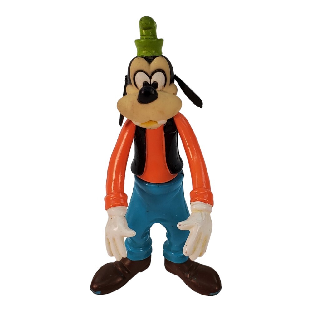 Walt Disney Productions GOOFY Hard Plastic 6" Tall Figurine Vintage | eBay
