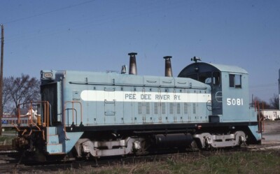 PEE DEE RIVER RAILWAY Railroad Train Locomotive 5081 DUNN NC 1993 Photo ...