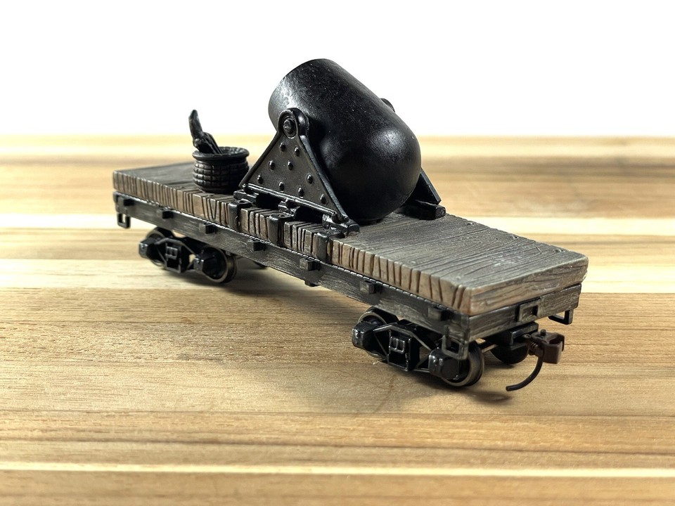 Hawthorne Village Civil War Armored Train Rail Car Mortar Cannon | eBay