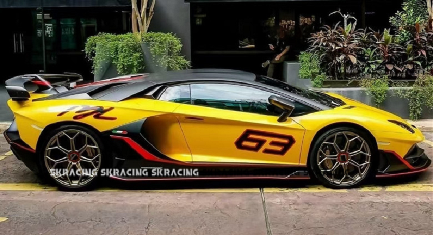 For LAMBORGHINI AVENTADOR SVJ Front Rear Bumper Wing Spoiler Body kit ...