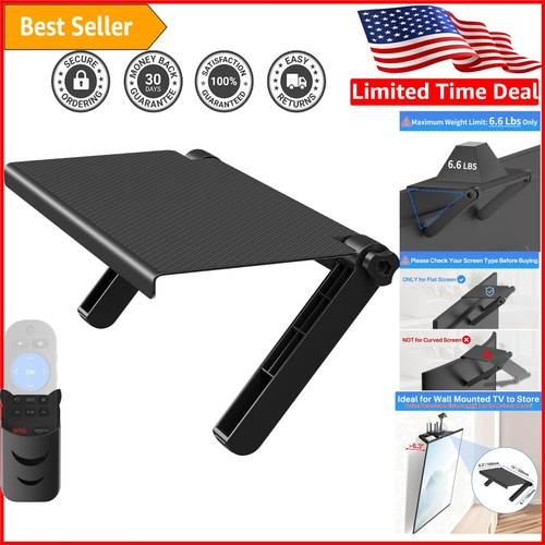 13-Inch Adjustable Cable Box Shelf for Wall-Mounted TVs – Safe ...