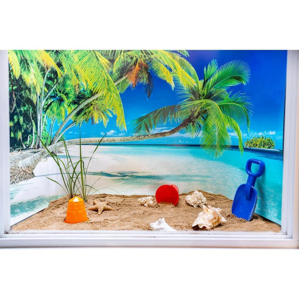 Biggies Window Well Liners 80"X40" Weather Proof Scene Window Wells ...