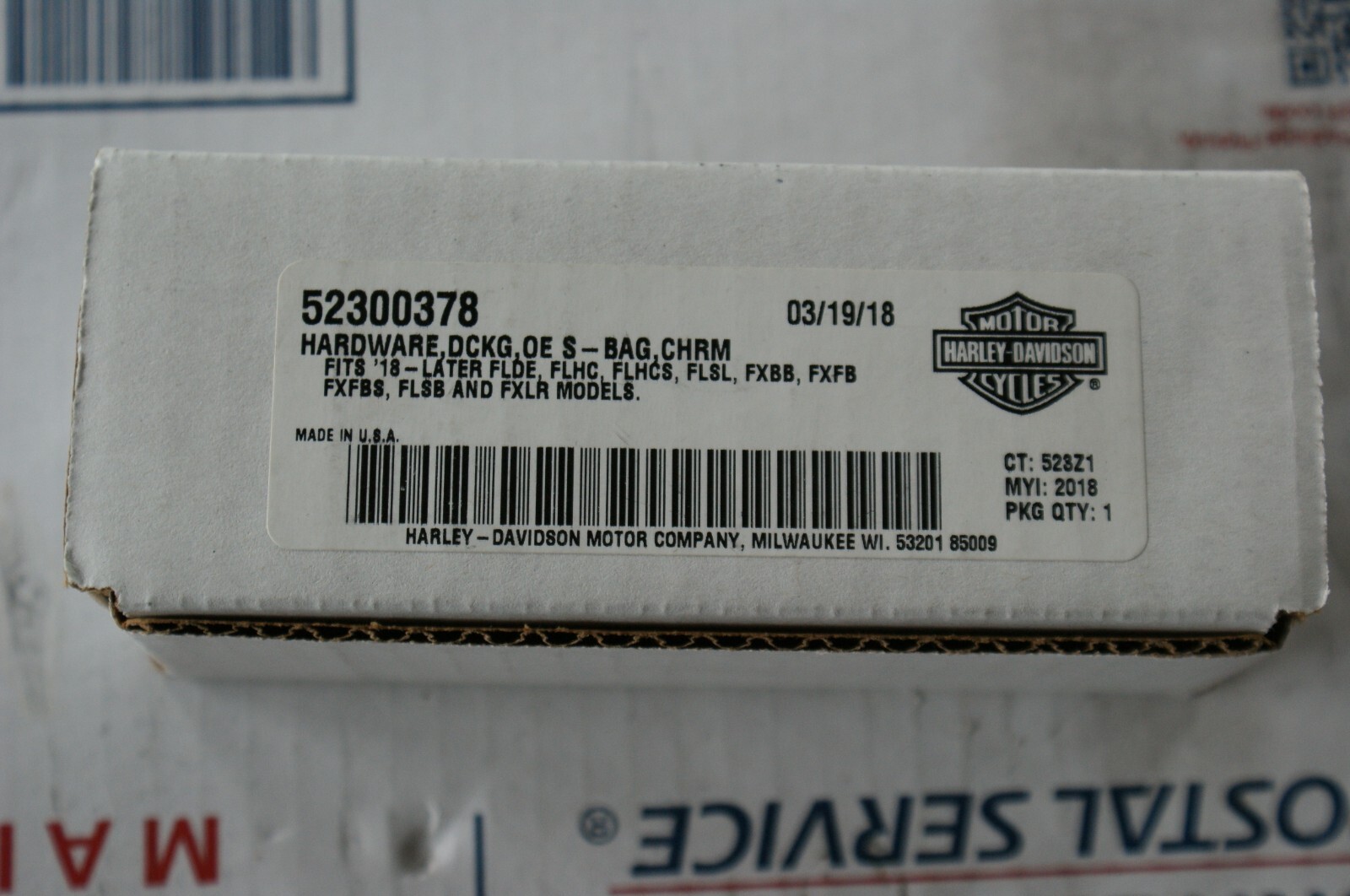 GENUINE HARLEY DAVIDSON Chrome docking hardware saddlebag 52300378 | eBay
