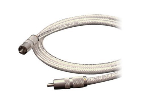 Oyaide Audio Digital Cable DR-510 RCA Plug SLSC pure silver 0.7m White ...