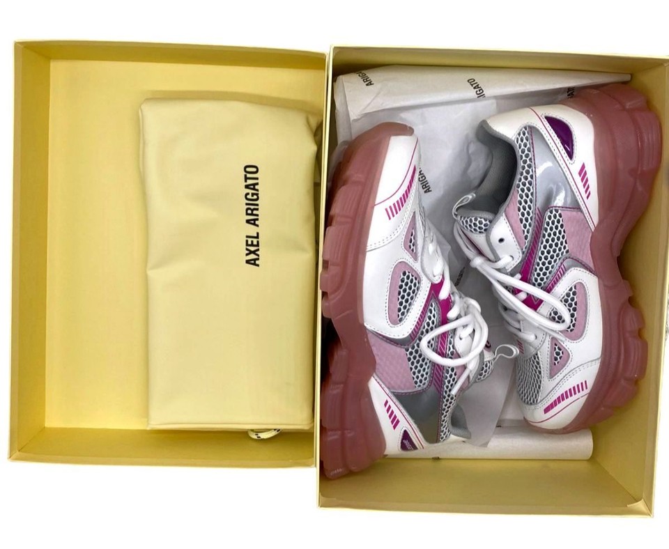 $305 Axel Arigato Women's Pink Marathon Runner Sneaker Shoes Size US 9 ...