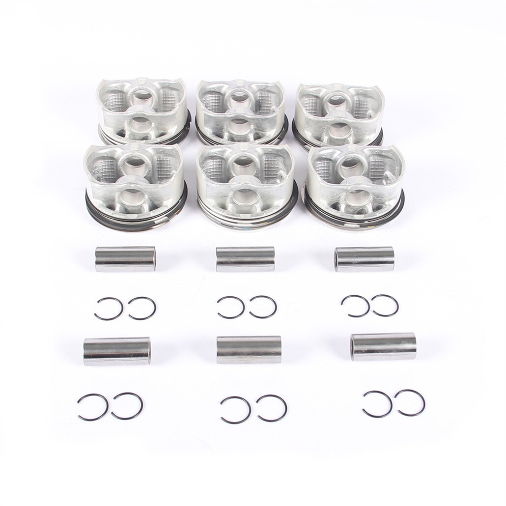 2.5L Piston & Ring Assembly Kit Fit For BMW 323i 525i X3 Z4 N52 ...