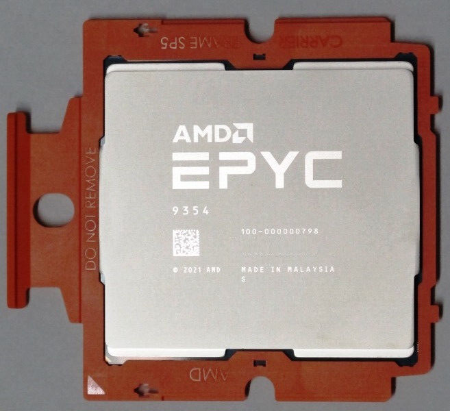AMD EPYC 32 CORE Processor 9354 3.25GHZ Base CPU 100-000000798 TDP 280W ...