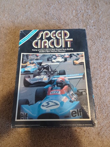 Vintage 1977 Avalon Hill Speed Circuit Strategy Formula 1 Racing Board ...
