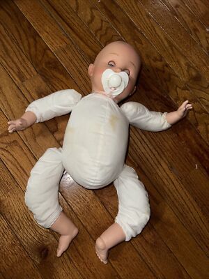 Kacha International Baby Doll Weighted Cloth Body Blue Eyes 16" | eBay