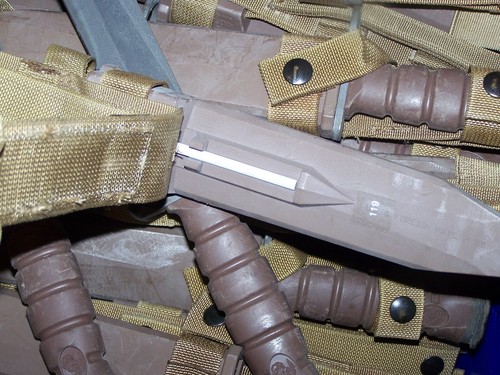 OKC-3S Knife Bayonet & Scabbard USMC Ontario Knife Company Genuine ...