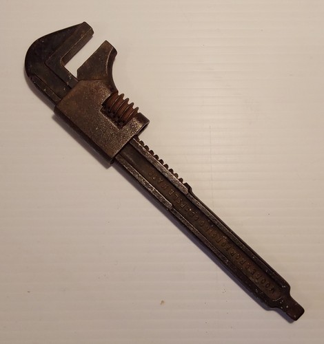 Antique/Vintage Moore Drop Forging Co. 9" Adjustable Wrench Springfield ...