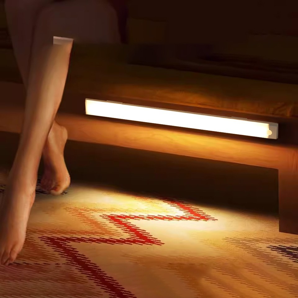 LED Wireless Motion Sensor Light Night Lights USB Rechargeable Kitchen ...