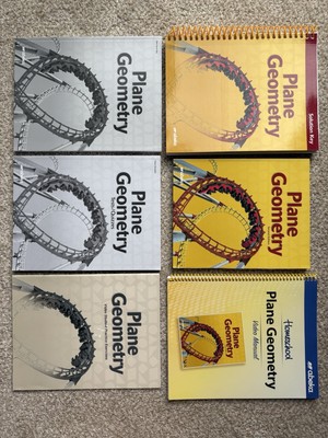 Plane Geometry (Abeka) Brand New, Complete Student & Teacher Kit | eBay