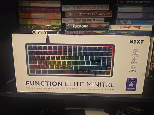 NZXT Function Elite MiniTKL Wired Magnetic RGB Gaming Keyboard Black ...