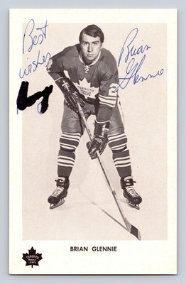 Brian Glennie Autographed Signed 1970s Toronto Maple Leafs Team Issued ...