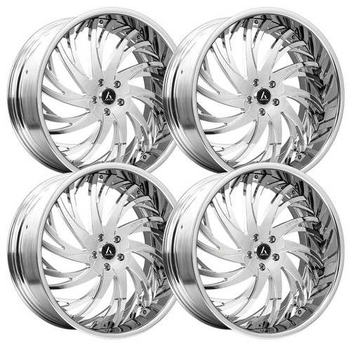 22 inch 22x9 Artis Decatur Chrome wheels rims 5x5 5x127 +15 | eBay