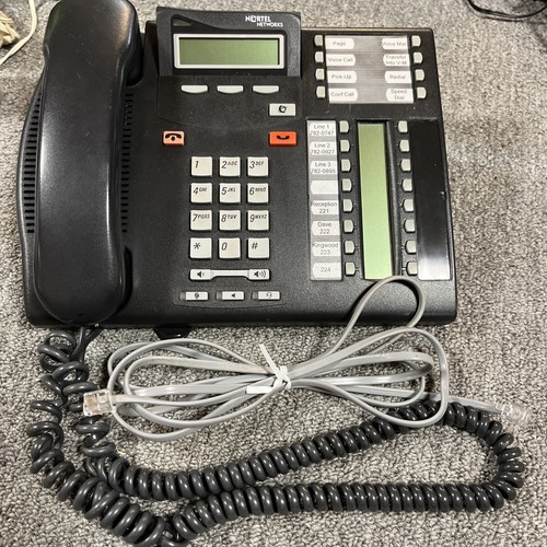 Nortel Norstar T7316E Charcoal Avaya Phone (NT8B27JAAA) | eBay