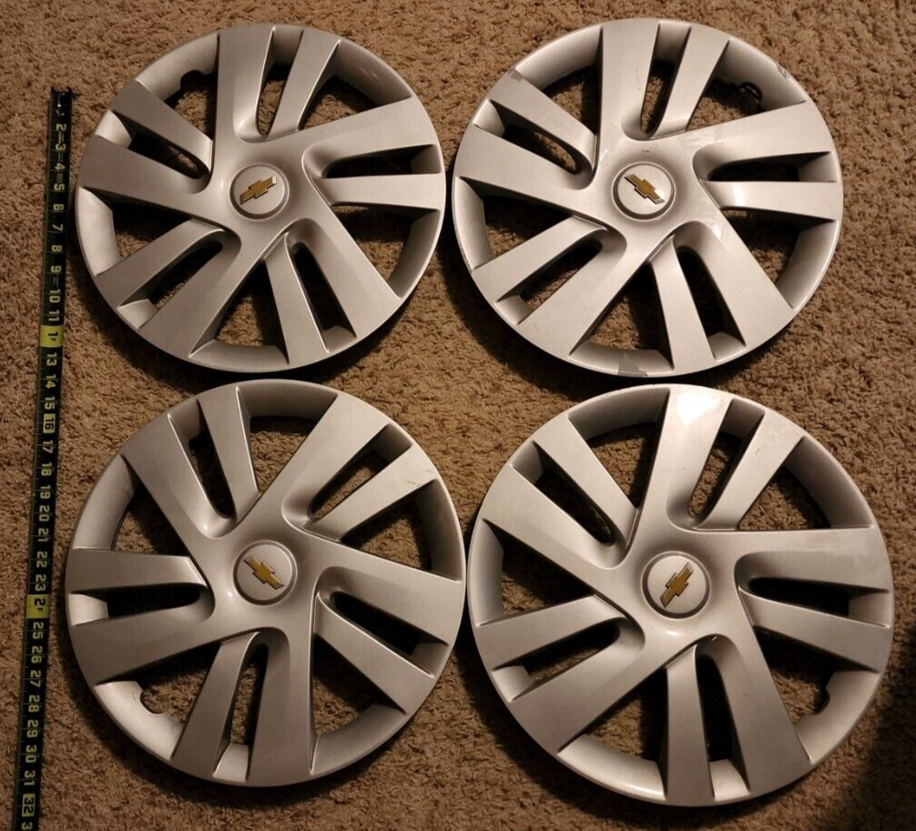 Set of 4 Silver Hubcap 15 Inch #40315-4AJ0A B549 Chevy Chevrolet PA66 ...