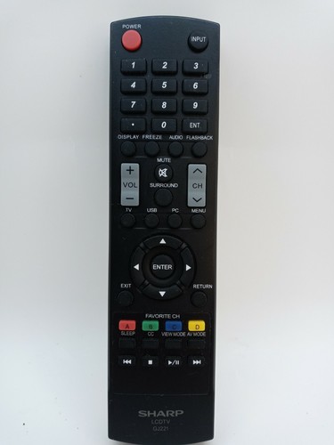 Original TV Remote Control for Sharp LC-48LE551 Television GJ221 | eBay