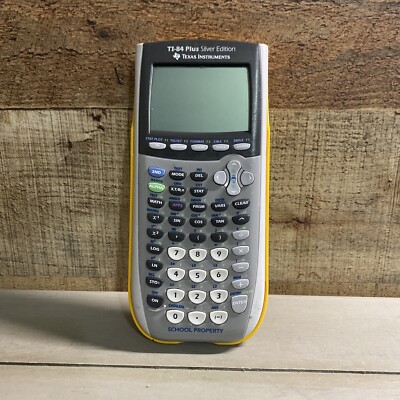 Texas Instruments TI-84 Plus Graphing Calculator Yellow Good Condition ...