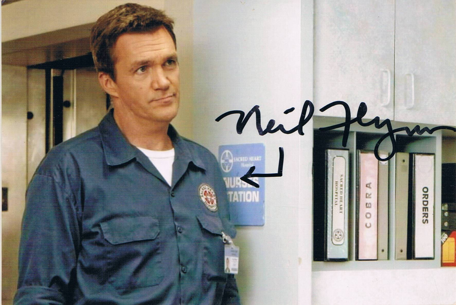 Neil Flynn 1960- genuine autograph signed photo 4"x6" US Actor comedian ...
