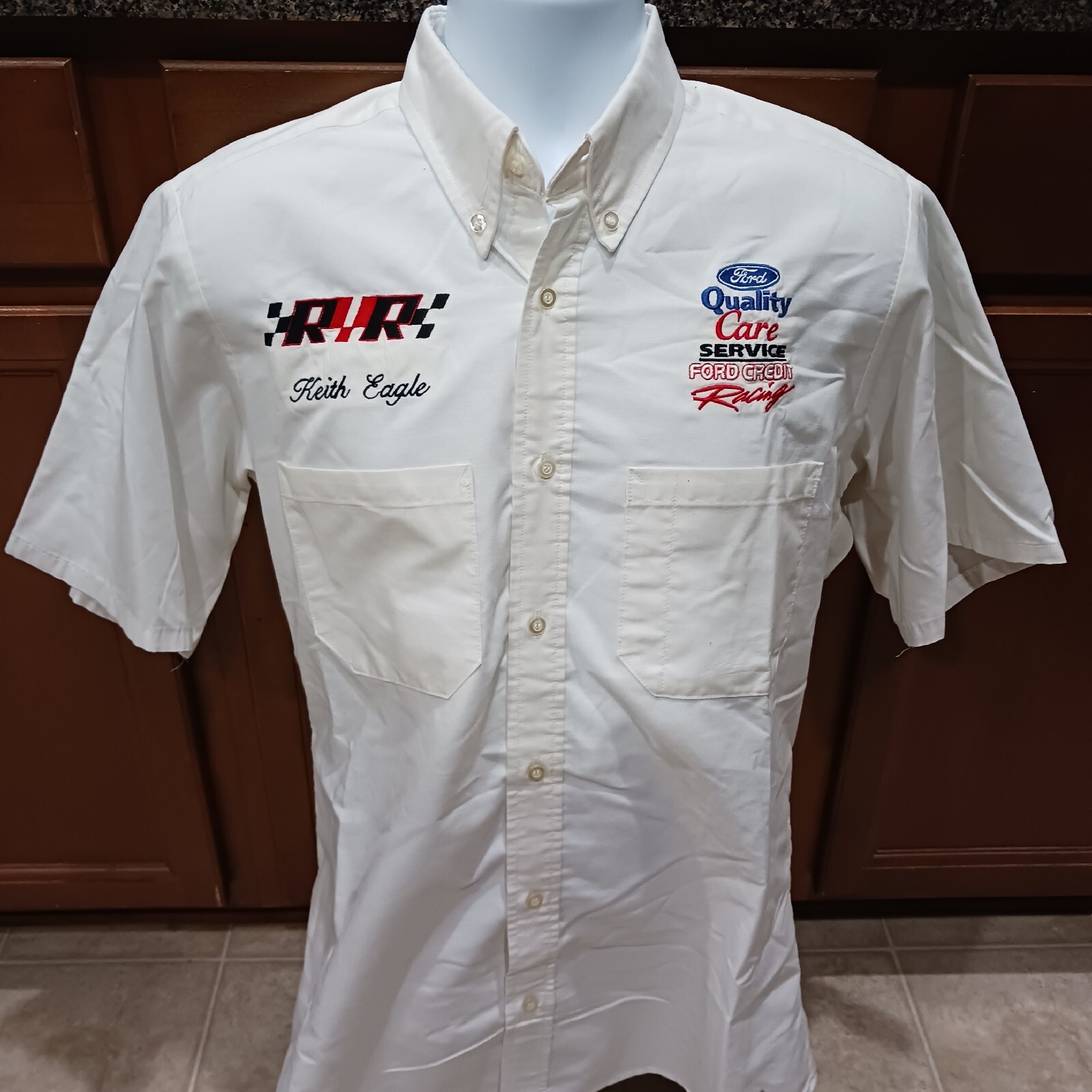 Robert Yates Racing Team Issued Medium Quailty Care Ford Crew Shirt ...