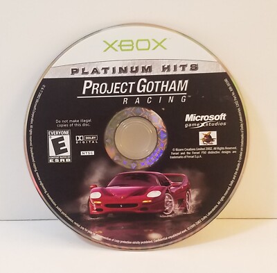 Project Gotham Racing (Microsoft Xbox, 2001) Racing Driving Game Disc ...