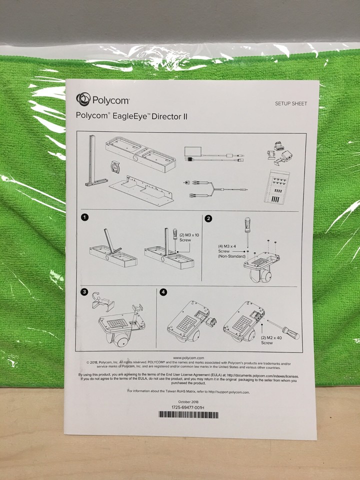 OPEN BOX! Poly EE Director II 2215-69572-001 Base Only without Cameras ...