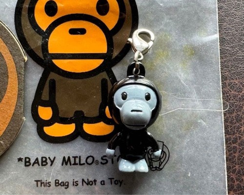BAPE BABY MILO Golly Zipper Mascot Charm Keychain | eBay