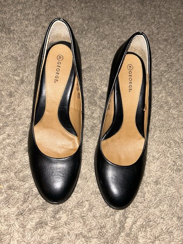George Black Heel Pump Shoes Only Worn Couple Times Size US 8.5 | eBay