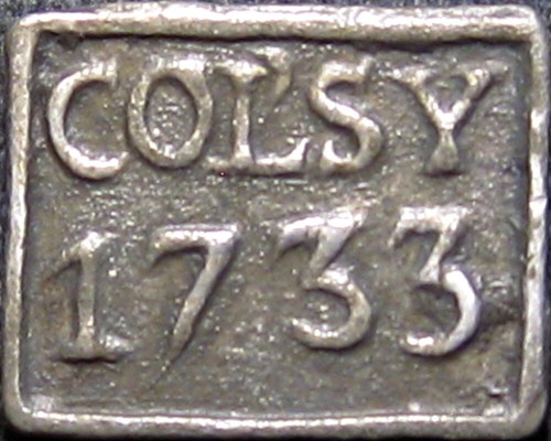 1733 Collessie Fife Scotland Communion Token Burz 1553 | eBay