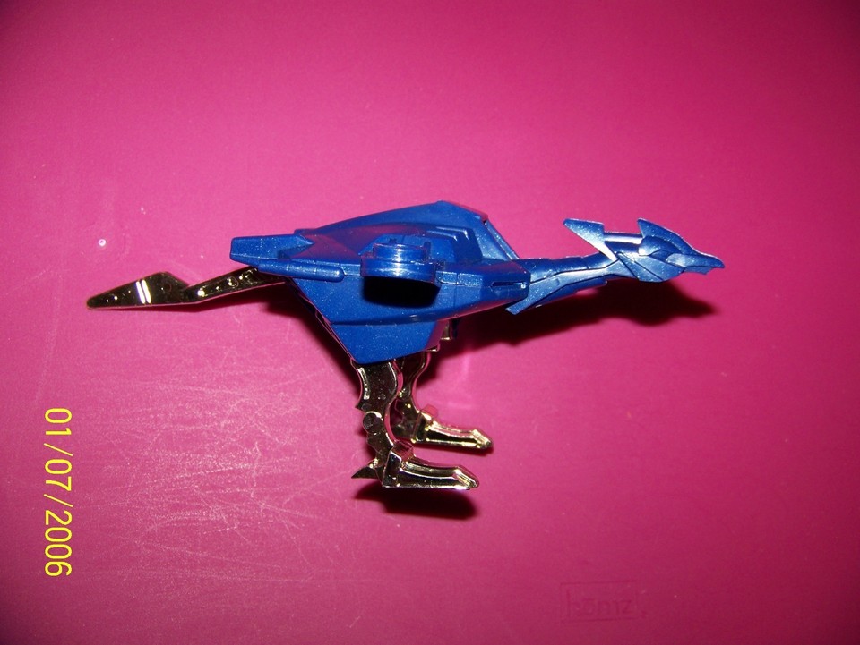 Unknown Blue Transformer Bird Pteradon Dino zord thing | eBay
