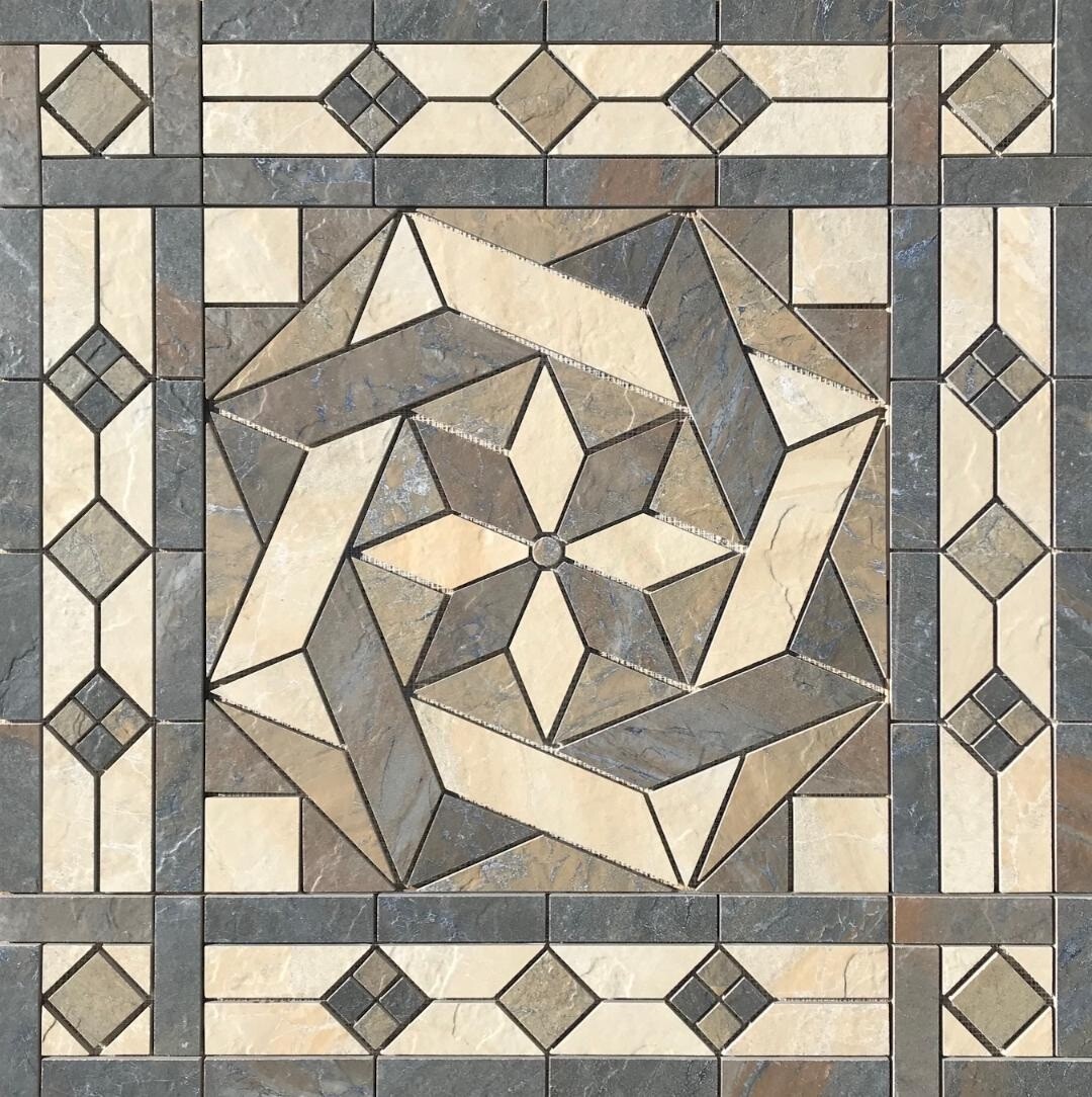 Tile Floor Medallion Designs